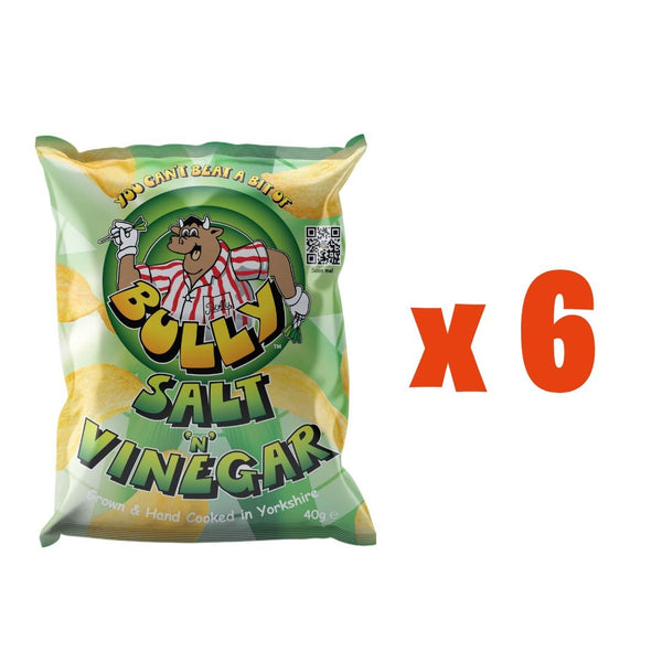Bully Salt 'N' Vinegar Crisps – Bully Snacks & Beers