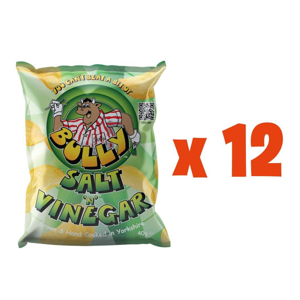 Bully Salt 'N' Vinegar Crisps – Bully Snacks & Beers